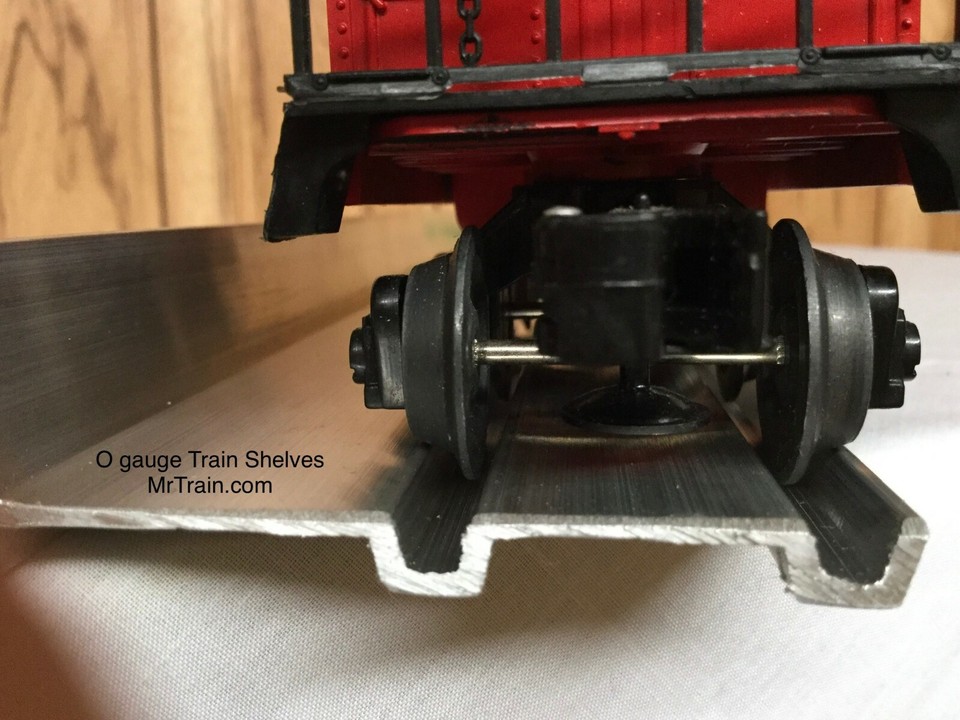 TRAIN SHELF with END CAPS - 24 inch - Wall Display - Model Railroad ...