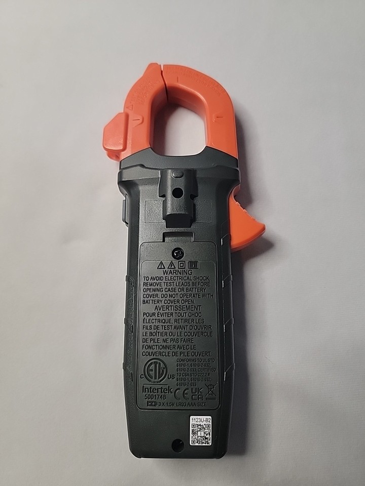 Klein Tools AC Auto Ranging 400Amp Digital Clamp Meter with Temperature ...