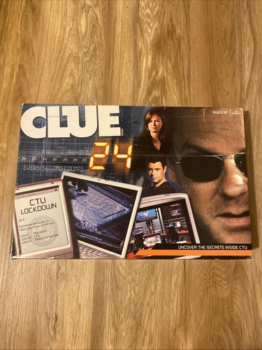 Clue 24 Edition COMPLETE USAopoly 2009 TV Show Board Game 700304004604 ...