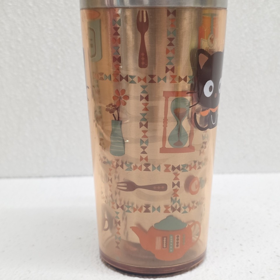 Sanrio Chococat Brown Insulated Travel Cup Coffee Mug Vintage | eBay