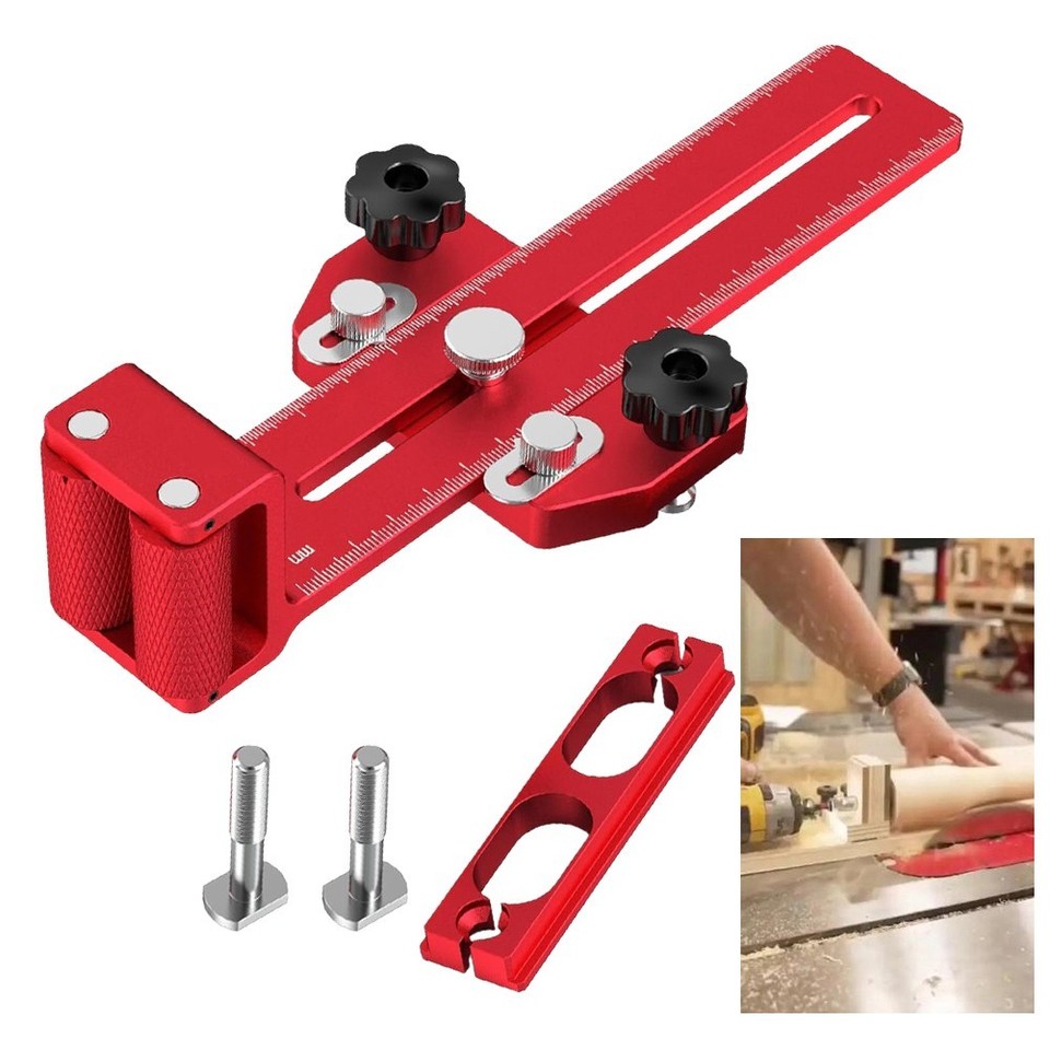 Thin Rip Jig Table Saw Guide with Safety Roller Bearing for Router ...