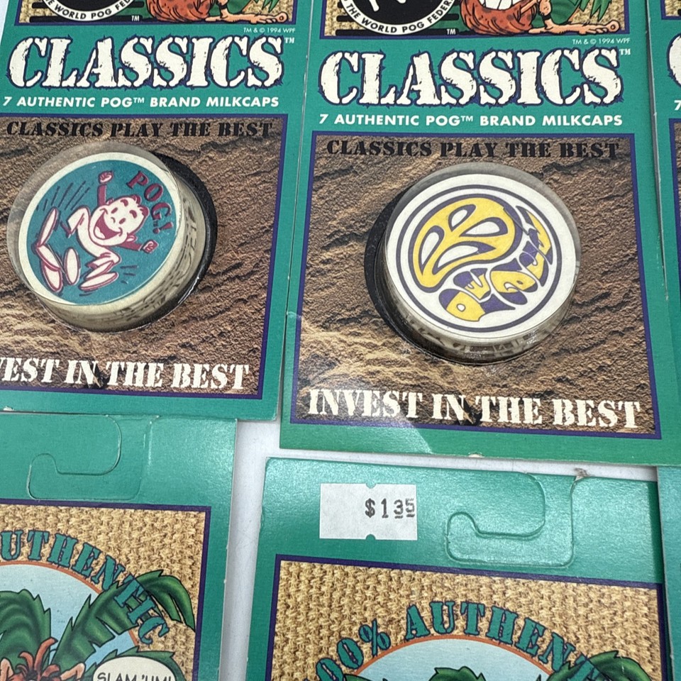 Vintage POG Classics - 10x Sealed blister pack UNPUNCHED - Super Rare ...