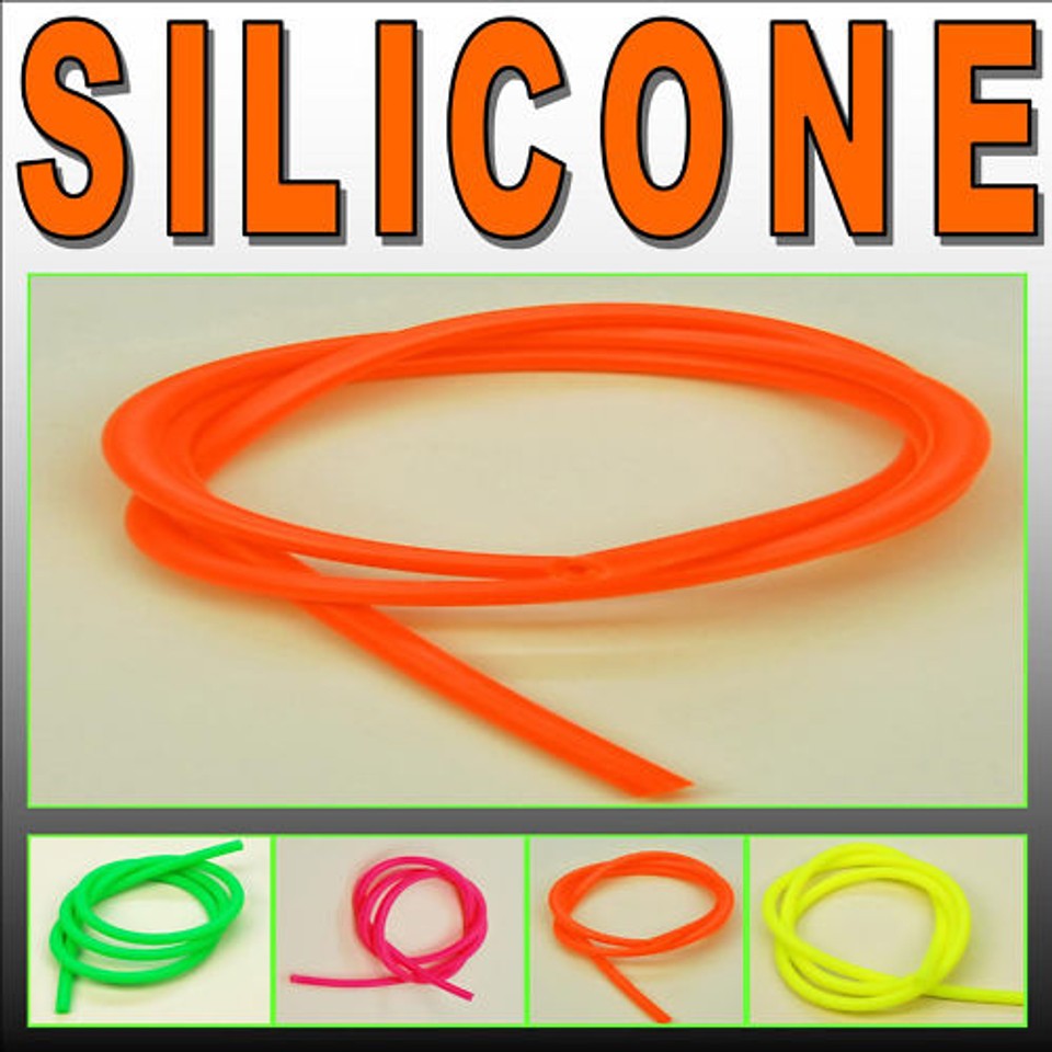 2.3mm 3/32" I.D Silicone RC Nitro Glow Engine Fuel Tubing Hose Pipe ...