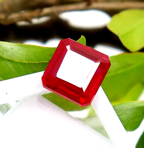 8 Cts Red Ruby Radiant Cut Ruby Loose Gemstone Certified Best Gift | eBay