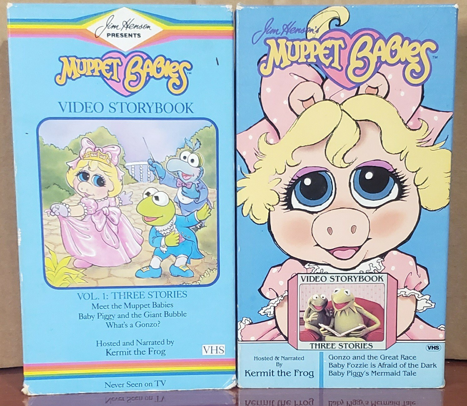 Muppet Babies Video Storybooks Vol. 1 VHS LOT OF 2 85024063019| eBay