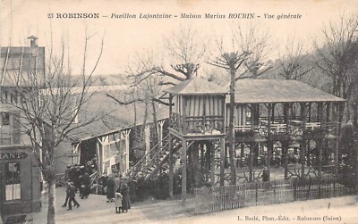 Cpa-Robinson Pavilion the Fountain Home Marius Roubin (126318) | eBay ...