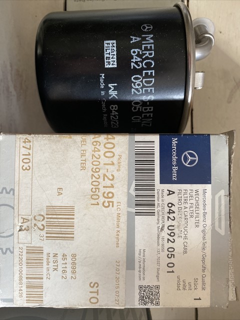 Genuine MERCEDES BENZ VITO 639 SPRINTER 906 Fuel Filter OM 646 ...