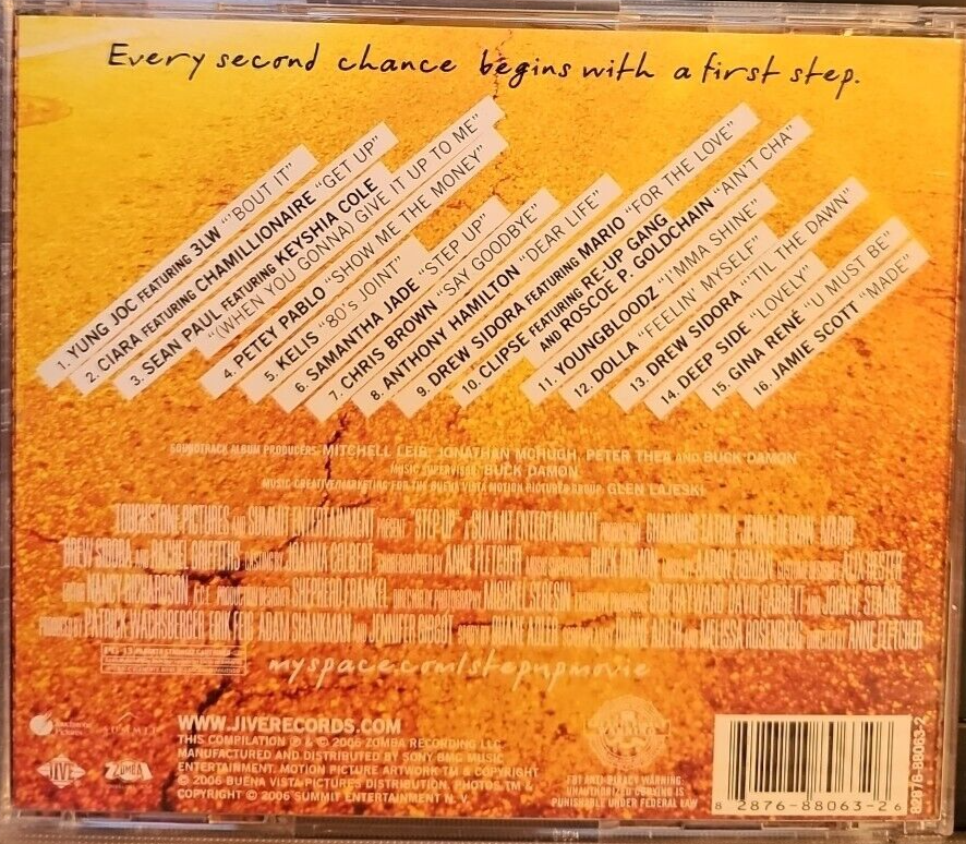 "Step Up" Motion Picture Soundtrack CD - Various Artists - 11 ...