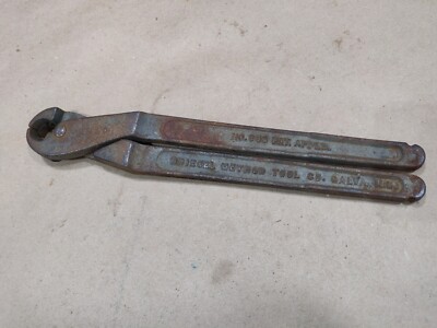 BRIEGEL METHOD VINTAGE CONDUIT CLAMP TOOL No. 606 - PAT APPLD - 12.5 ...