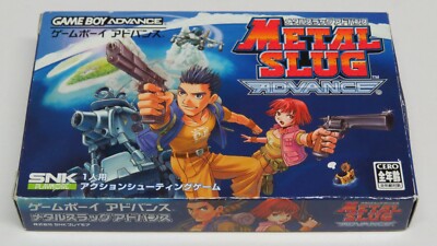 Metal Slug Advance Nintendo Game Boy Advance Japan Original Game ...