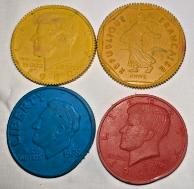 Plastic/Rubber Large Kids Coins | eBay