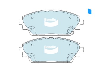 Bendix Brake Pad RR General CT For Mazda 3 13-18 2.5 BM HB DB2330 GCT ...