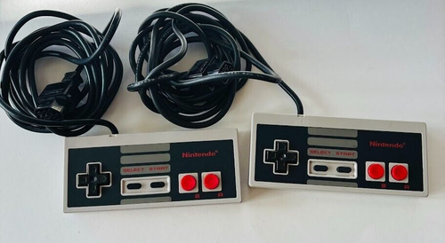 (2) Genuine Original Nintendo NES Controller OEM NES-004 TESTED | eBay