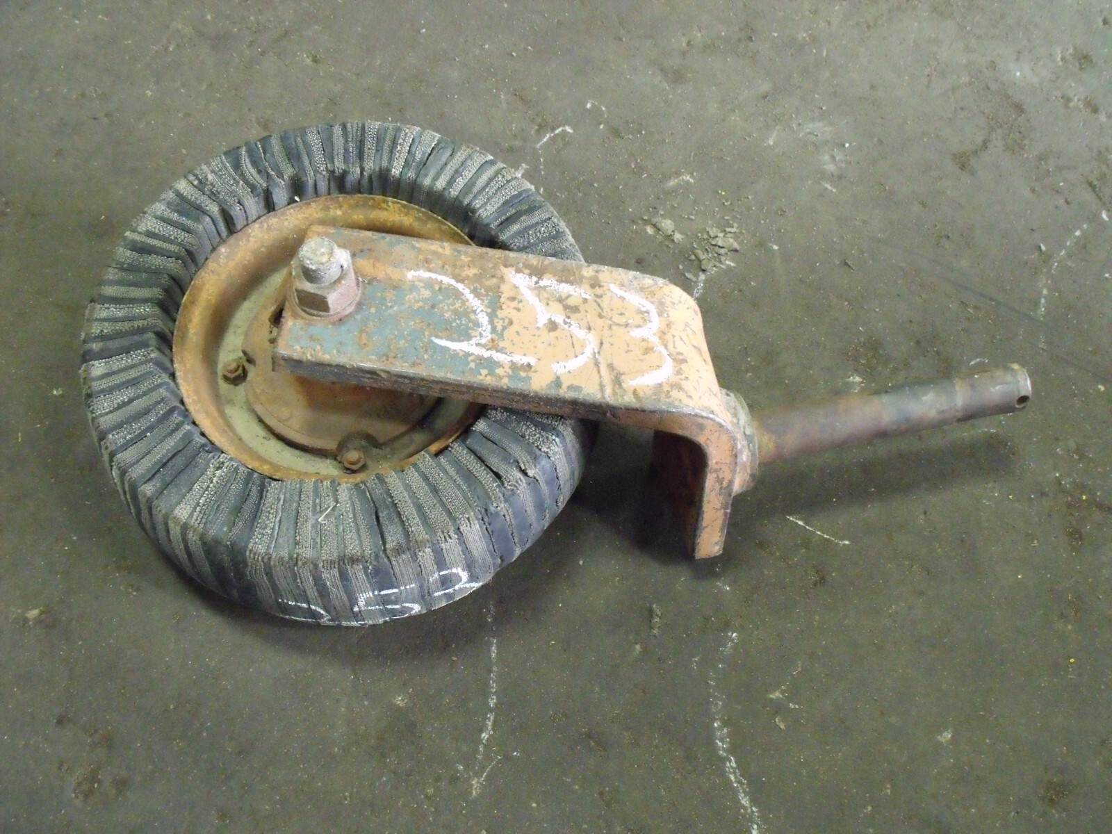 Implement Tractor, Tail Wheel Assembly Fits Rotary Cutter, Tag #253 | eBay