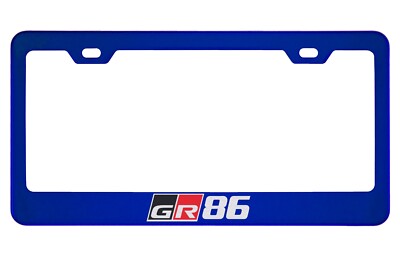 Blue License Plate Frame for Toyota GR 86 | eBay