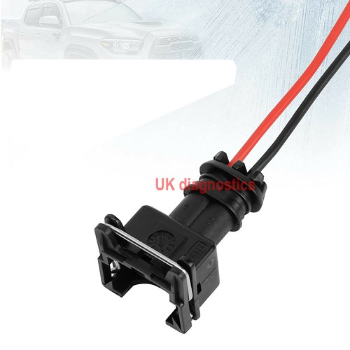 Fuel Injector BOSCH Connector Plug EV1 OBD1 Pigtail Wiring Clips UK ...