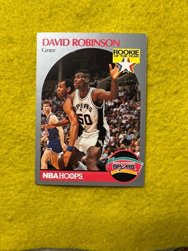 DAVID ROBINSON "THE ADMIRAL" SPURS , 1990 HOOPS NBA ROOKIE CARD #270 ...