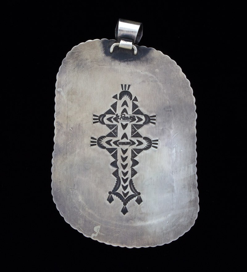 Free-Form Cloud Mountain Turquoise Pendant By Navajo Artist Gary Reeves ...