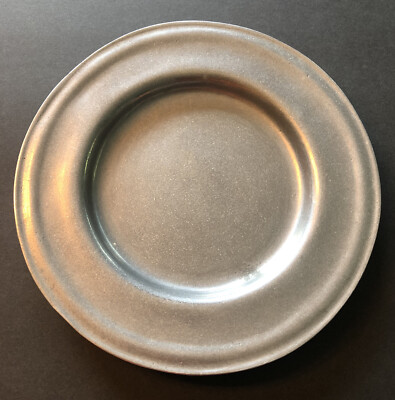 Vintage Carson Pewter 8" Salad Plate Freeport PA Danforth READ | eBay