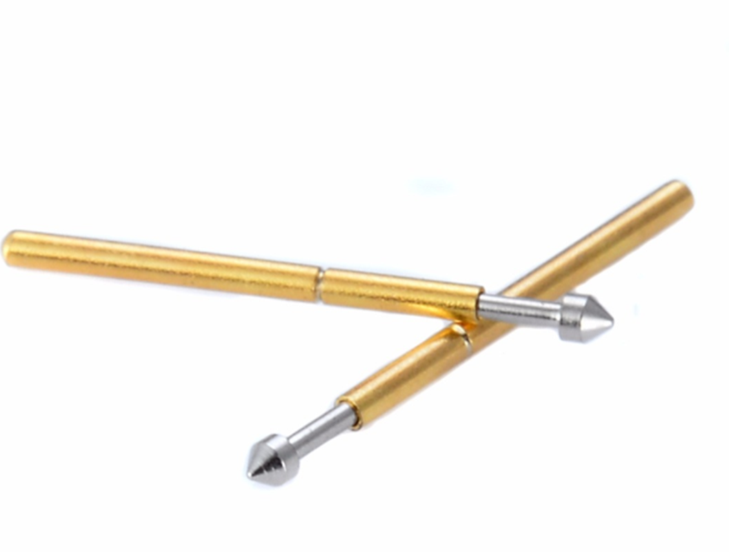 100pcs P75-E2 Spring Test Probe Pogo Pin1.3mm Conical Head Gold Plated1 ...