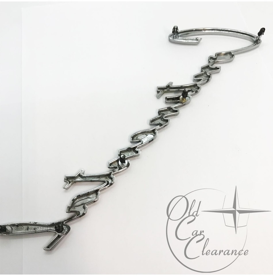 1961-1963 Lincoln Continental Chrome Rear Quarter Script Emblem ...