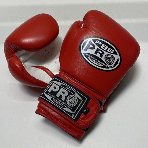 PBS Pro Red Leather Boxing Gloves | eBay