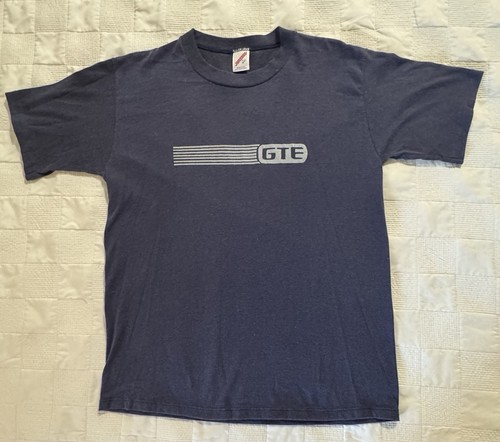 Vintage 80s GTE General Telephone & Electric Single Stitch T Shirt USA ...