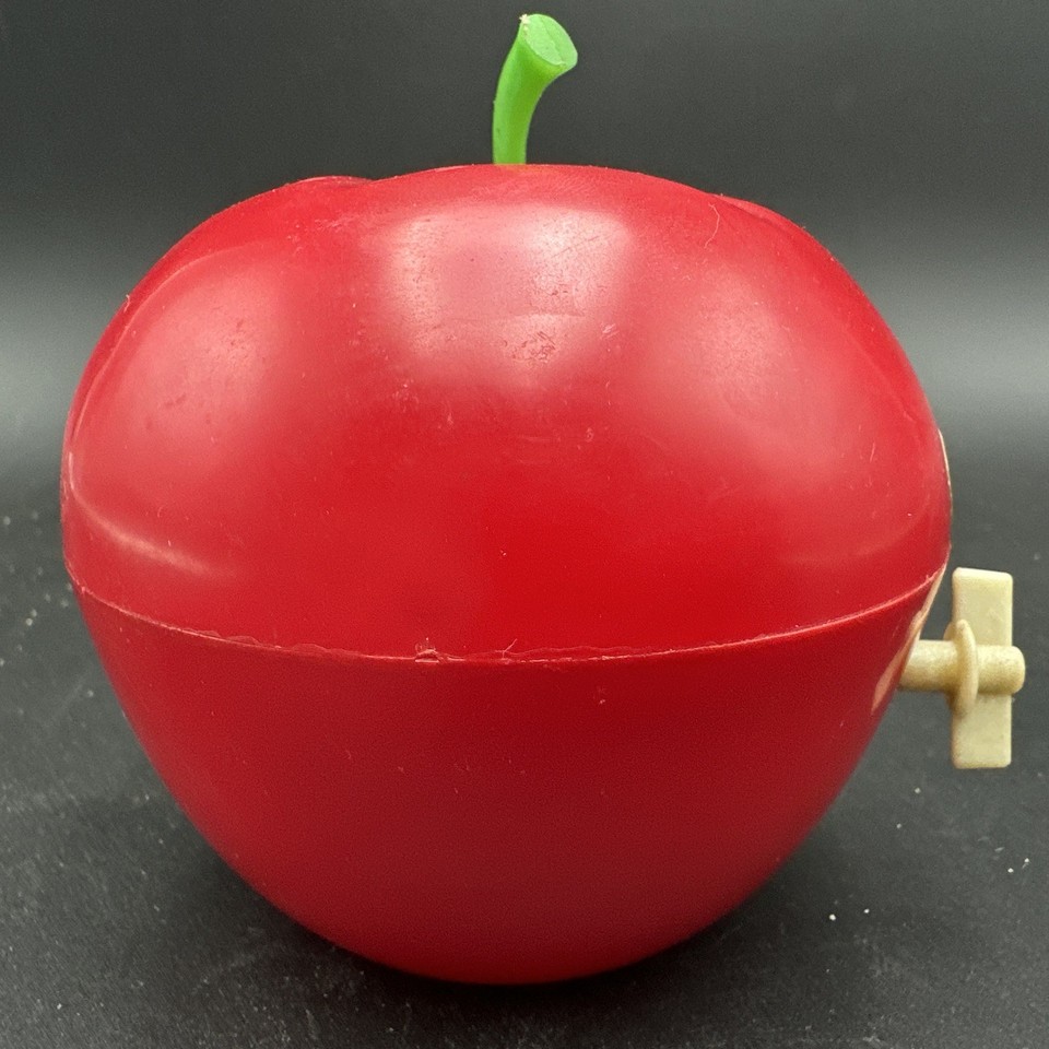 Vintage 1970s Wind Up Apple Green Worm HONG KONG Bank Mech Wind Up Not ...