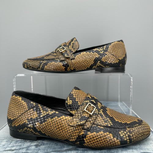 NEW Longchamp Yellow Snake Print Loafers Yellow/Black Size 5.5 | eBay