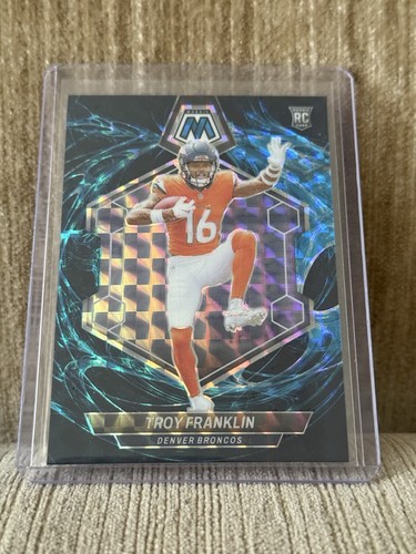 2024 Panini Mosaic Football #378 Troy Franklin Genesis SSP Case Hit ...