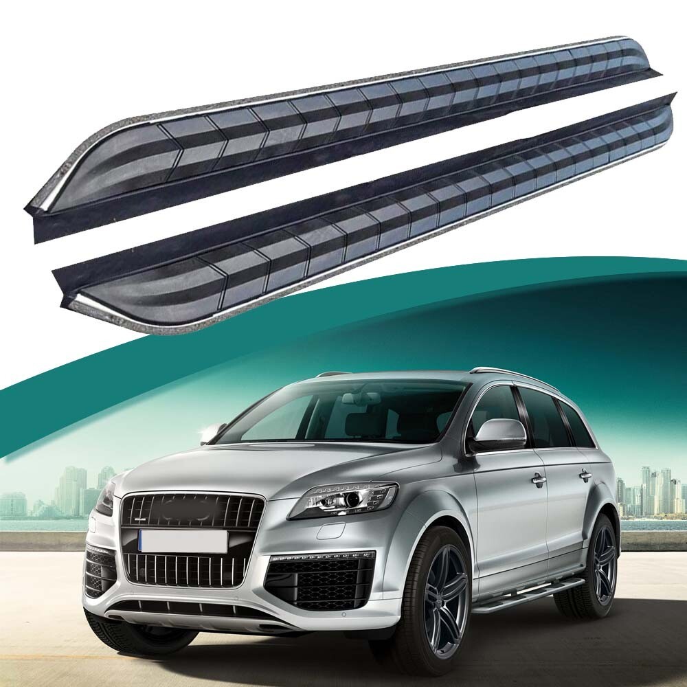 Running Boards fit Audi Q7 2006-2015 Side Step Nerf Bars Protector w ...