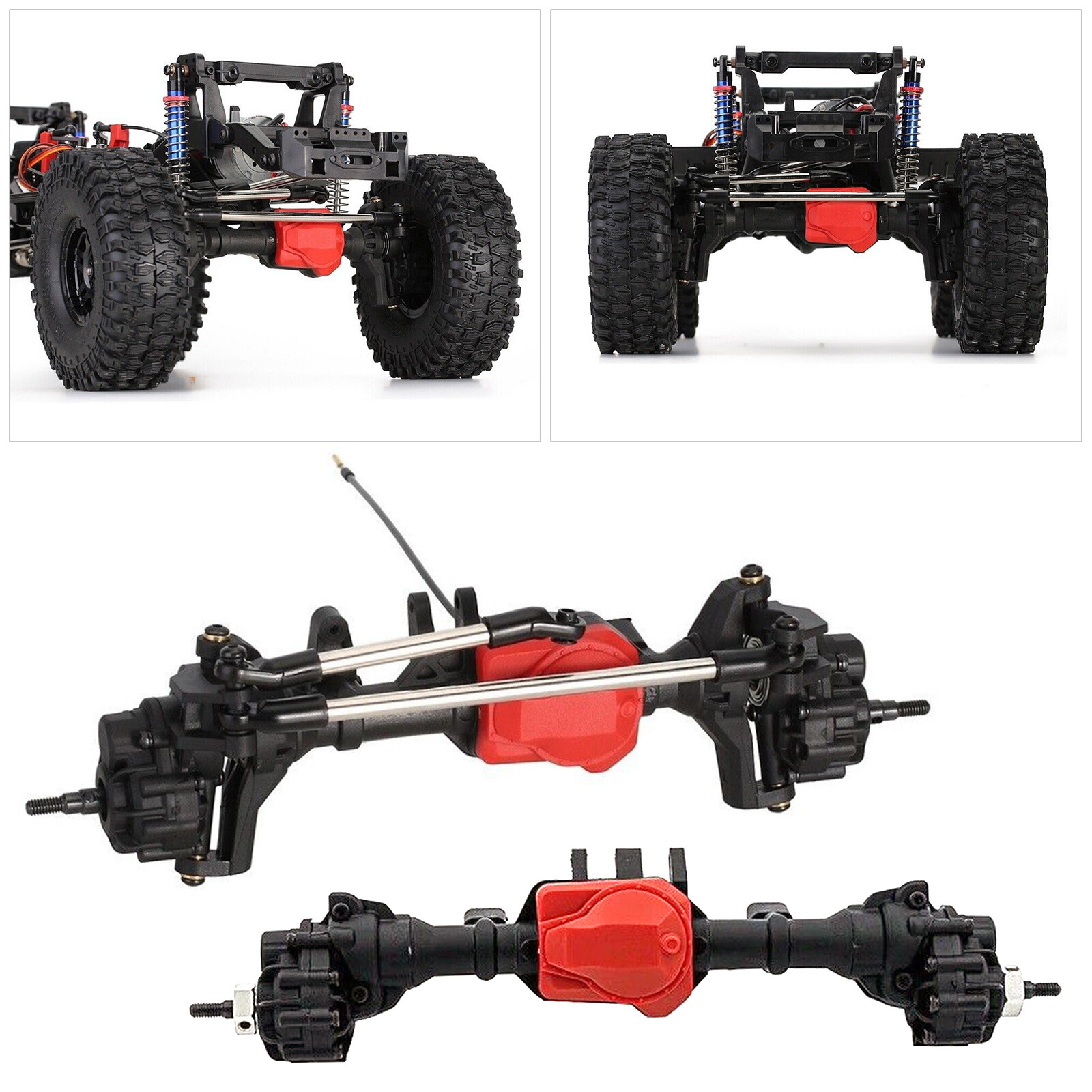 Complete Front/ Rear Straight Portal Axle for 1/10 Traxxas TRX-4 RC Car ...