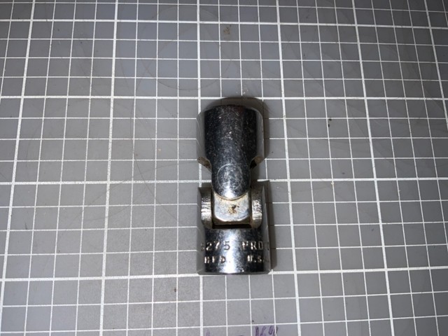 PROTO 1/2" Universal Joint Swivel Socket 3/8 Drive 12 Point 5275 for ...
