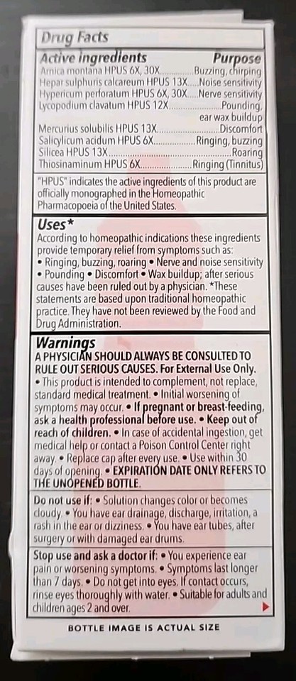 3 Boxes! TRP Natural Ears Ring Relief Ear Drops for Tinnitus Relief -12 ...