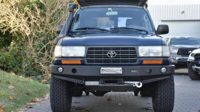 TOYOTA LAND CRUISER LC 80 SERIES FRONT STEEL BUMPER WINCH OFF ROAD 4X4 ...