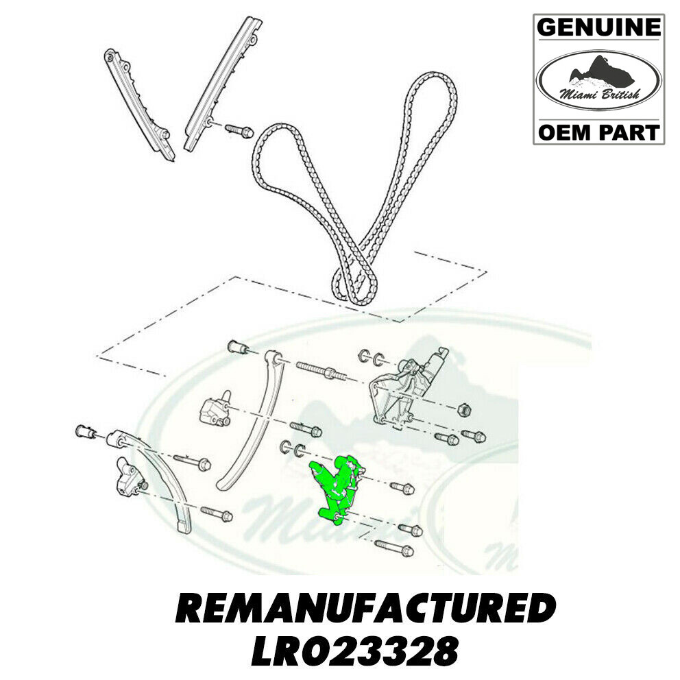 LAND ROVER TIMING GEAR BACK PLATE HOUSING RH RANGE LR3 RR SPORT V8 ...