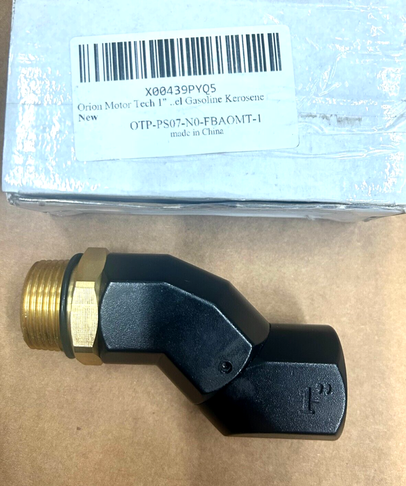 OMT Fuel Hose Nozzle Connector 1" NPT Fuel Transfer Nozzle Swivel 360 ...