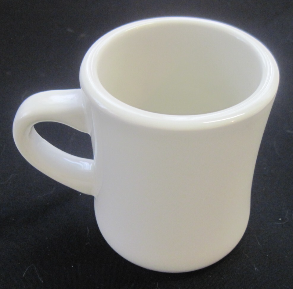 Off White Heavy Diner Style Coffee Mug RESTAURANT WARE | eBay