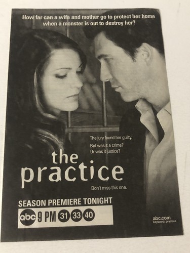 The Practice Tv Guide Print Ad Dylan McDermott Camryn Manheim Steve ...