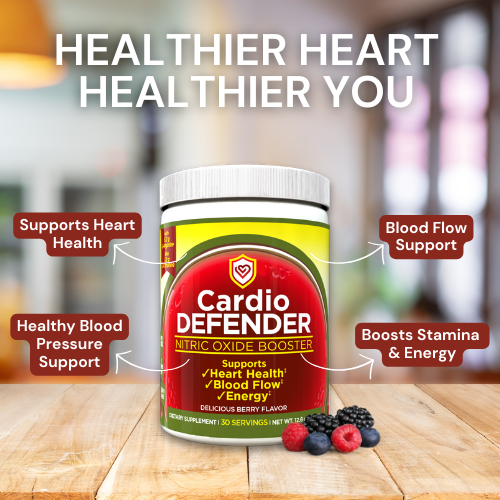 Cardio Defender - L-Arginine Powder Supports Cardio Health, Cholesterol ...