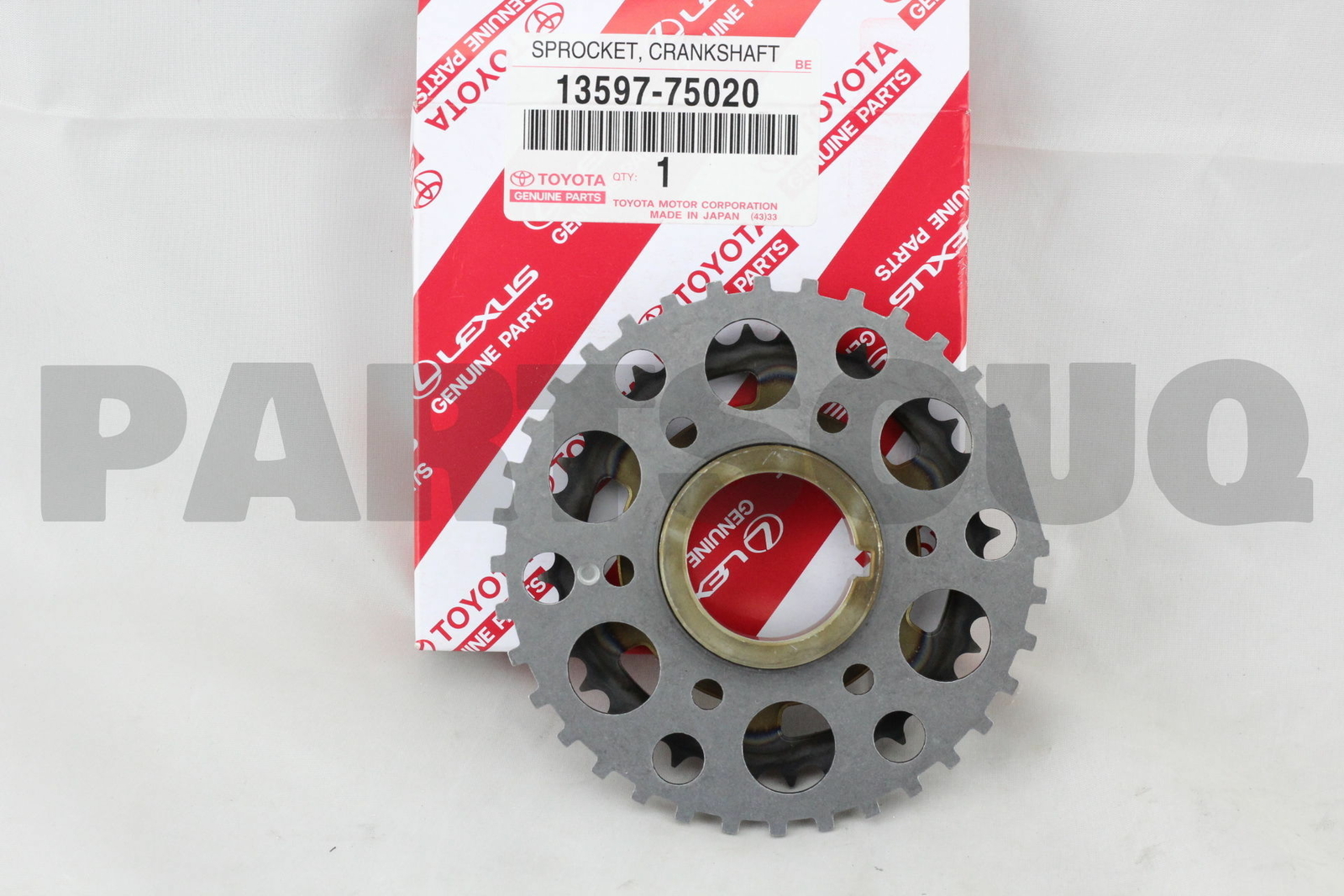 1359775020 Genuine Toyota SPROCKET, CRANKSHAFT TIMING, NO.2 13597-75020 ...