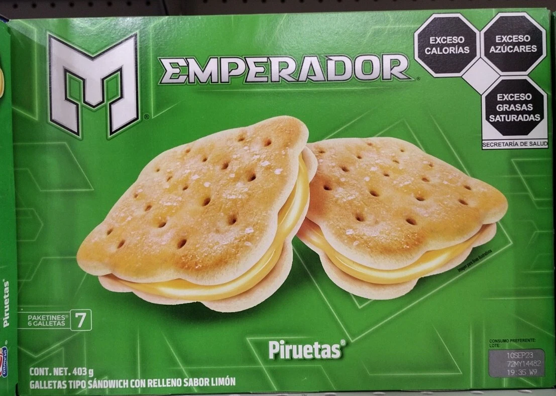 Gamesa Emperador Lime Flavored Sandwich Cookies, Oz, 42% OFF