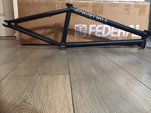 FEDERAL BMX STEVIE CHURCHILL BICYCLE FRAME 21” MATTE BLACK | eBay
