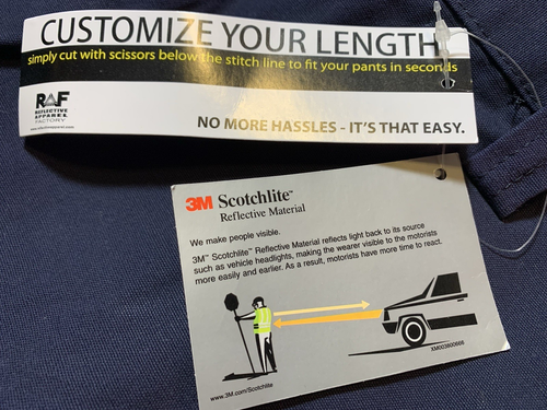 4XL Reflective Apparel Factory 3M Scotchlite "Cut to Fit" 100% Cotton ...