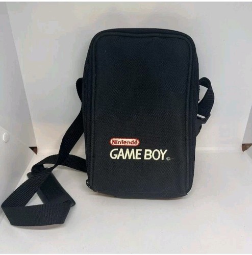 Official Nintendo Original Gameboy DMG Black Carrying Case Bag w/ Strap ...