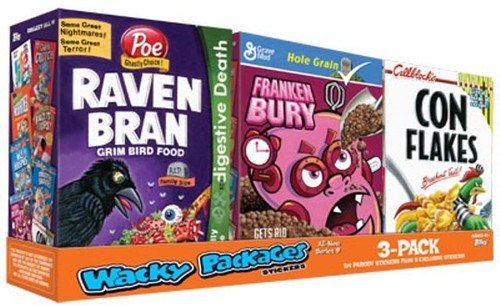 RARE 2012 WACKY PACKAGES SERIES ANS 9 CEREAL BOX TRAY SET 9 BOXES BONUS ...