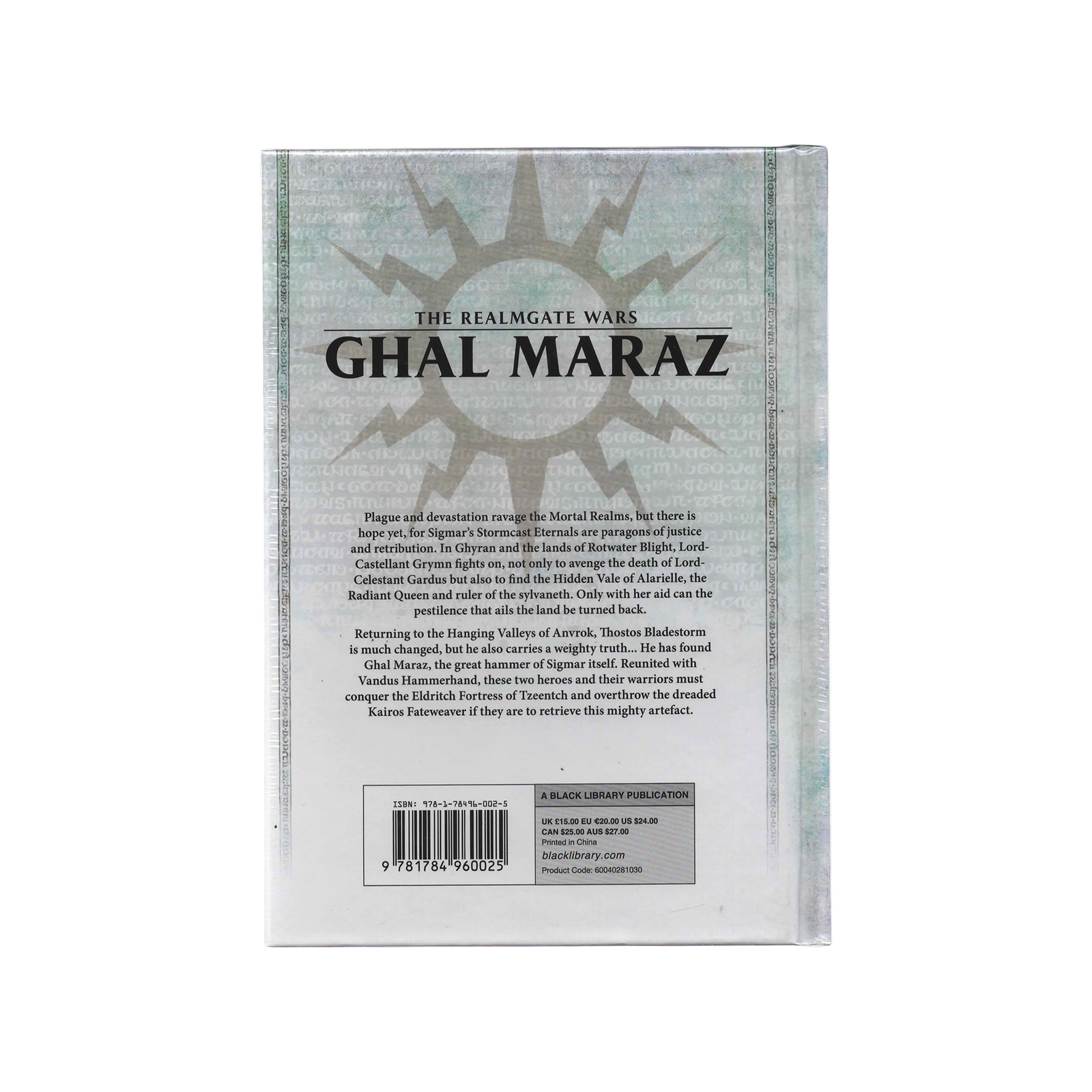 Black Library The Realmgate Wars Ghal Maraz Age of Sigmar Stormcast ...