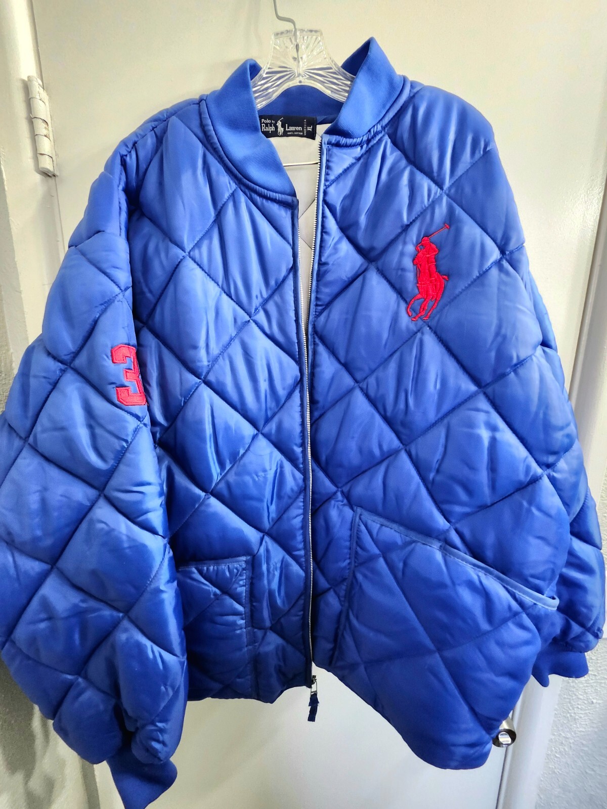 Polo Ralph Lauren Blue Bubble Jacket Mens - Gem