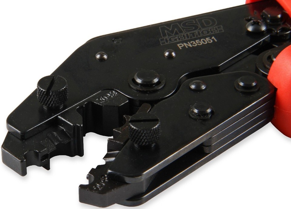 NEW MSD PRO CRIMP TOOL,RATCHET ACTION,INTERCHANGEABLE JAWS,8.5MM WIRE ...