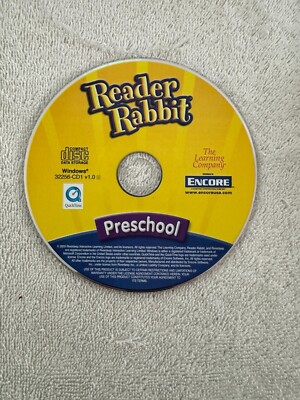 Reader Rabbit Preschool - Riverdeep/The Learning Company 2008 Windows ...
